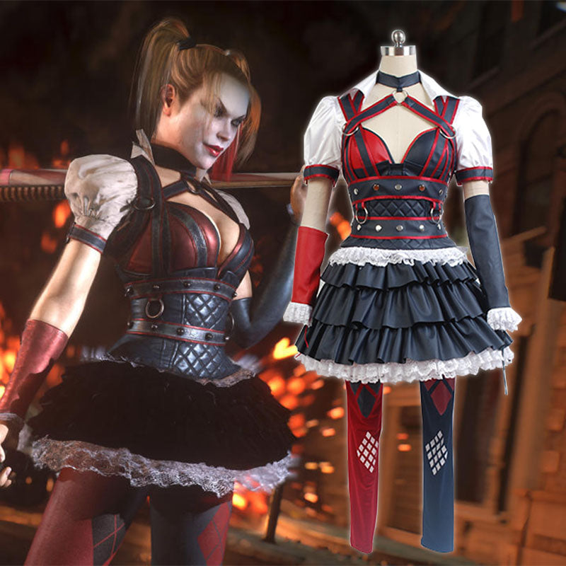 Harley Quinn Arkham Asylum Cosplay Costume